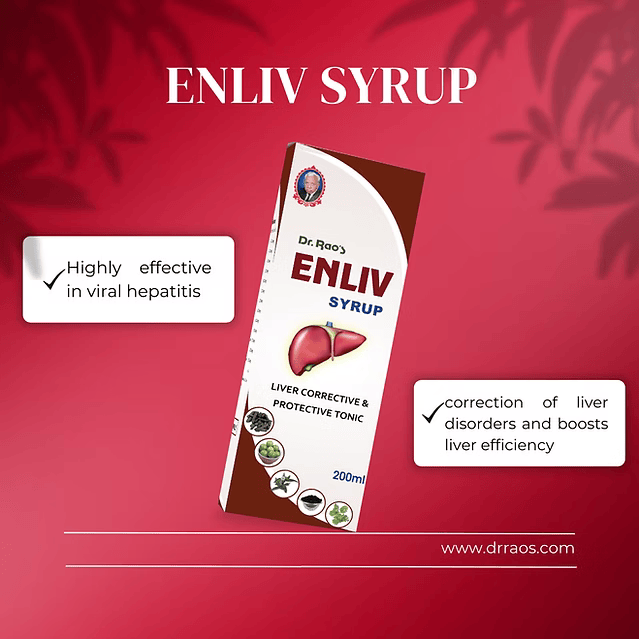 ENLIV SYRUP: Holistic Liver Health Benefits with Ayurvedic Care – Dr ...