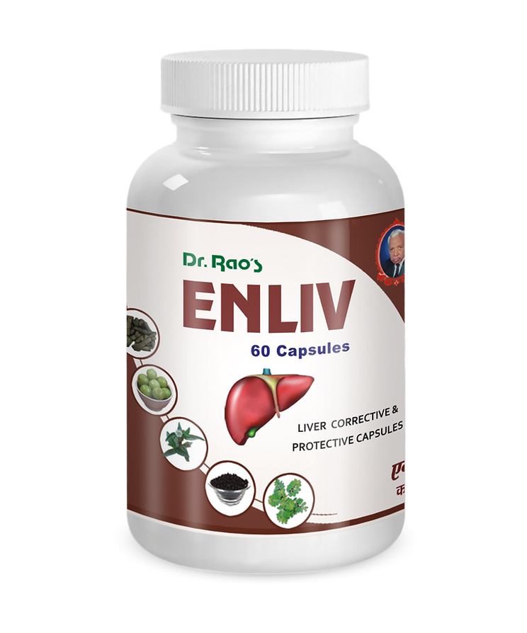 Buy Enliv Liver Corrective Capsules | Dr.Raos – Dr. Rao's Herbal